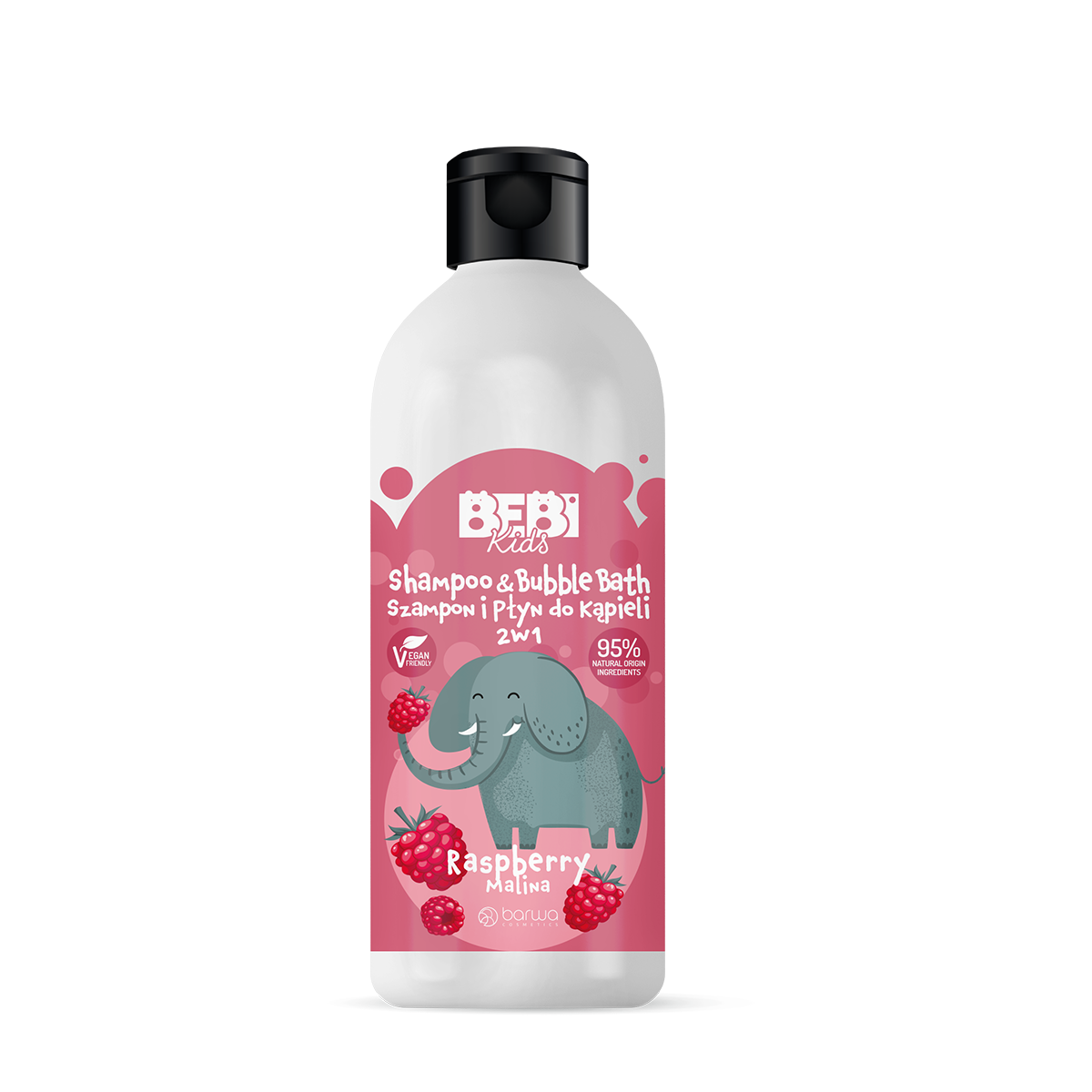 BEBI KIDS RASPBERRY SHAMPOO & BUBBLE BATH FOR CHILDREN 2IN1 - Ambiance ...