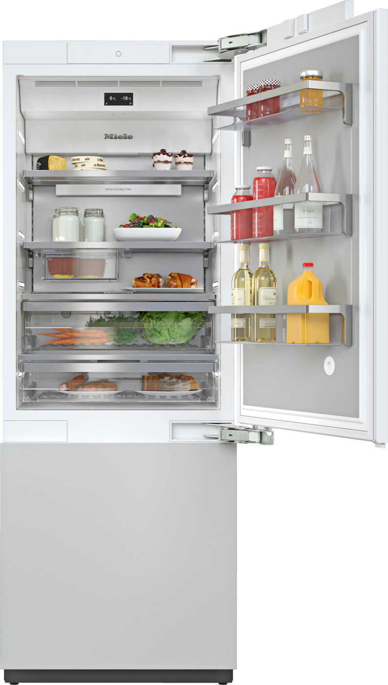 Miele Mastercool Combined Built-In Freezer KF 2802 Vi, WxHxB(75.6x212 ...