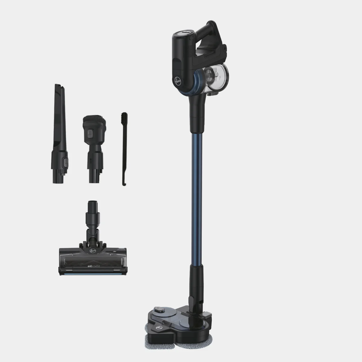 Hoover Cordless Vacuum Cleaner With Anti Hair Wrap, Blue - HF4 Hydro ...