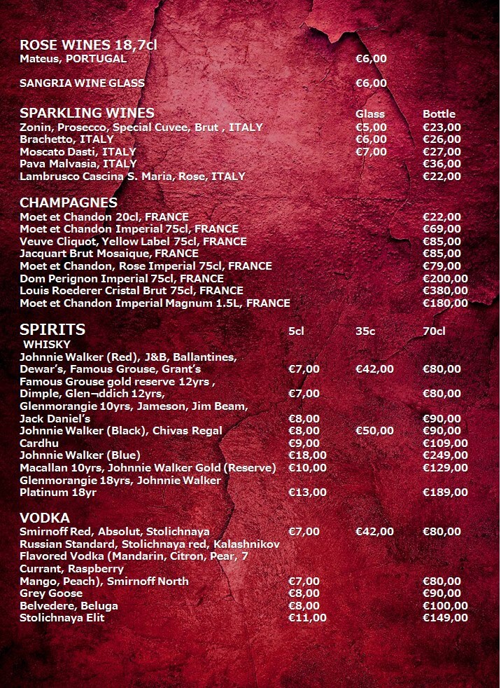 Aperitivo Jetset Lounge, Nicosia, Nicosia, Cyprus - Κατάλογος - Wolf